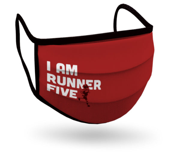 I Am Runner Five face mask – Zombies, Run!